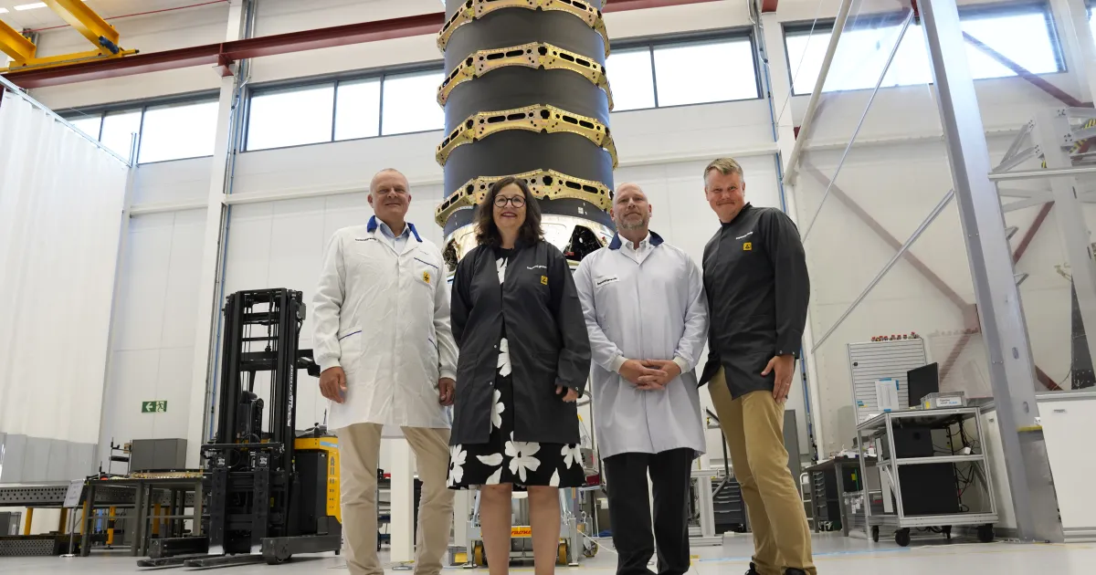 Swedish Minister Ekström visited Beyond Gravity in Linköping | Beyond Gravity